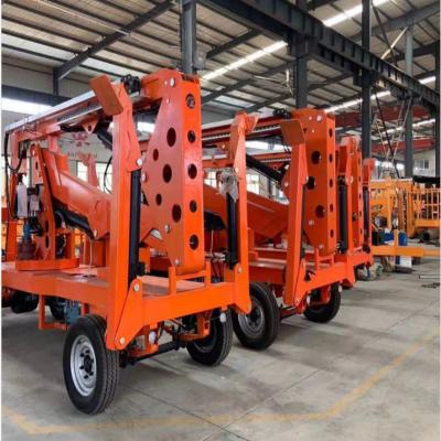 China Self Propelled Trailer Mounted Cherry Picker lift PLC Control System for sale