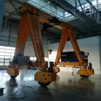 China Mobile Harbour Crane 50 Tonnes Capacity 20m Lifting Height Indoor Outdoor for sale