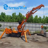 China Customized Spider Crawler Crane 3-12 Ton Telescopic Boom 2500kg for sale