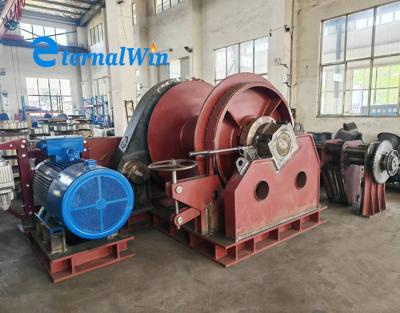 China 50ton 500kn Marine Boat Electric Pulling Winch For Shipyard Construction for sale