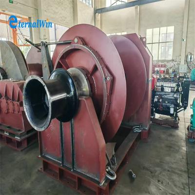 China Standard Hydraulic Station Marine Hydraulic Capstan 1-75 Ton Capacity for sale