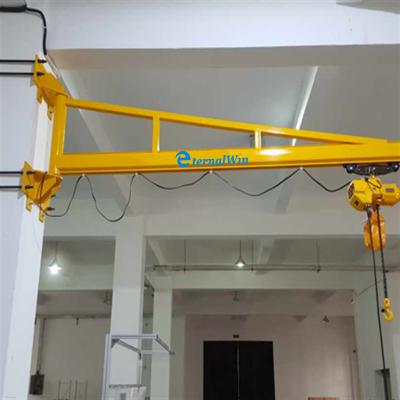 China Electric Chain Hoist Jib Crane Customized Height Steel Crane With 500kg-3ton Capacity for sale