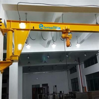 China Electric Chain Hoist Jib Crane Customized Height Steel Crane With 500kg-3ton Capacity for sale