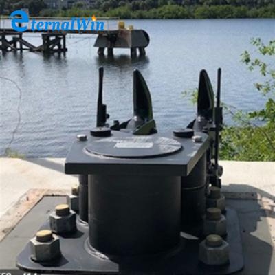 China Marineschip 75t 100t 150t dubbel haak dek elektrisch snel loslaten haak Te koop
