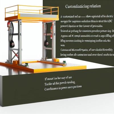 Cina Piattaforma elevatrice elettrica personalizzata con alimentazione AC/DC e costruzione per soluzioni di sollevamento facili e convenienti in vendita