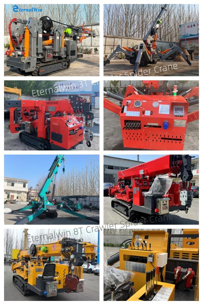 Eternalwin Spider Crawler Crane in operation