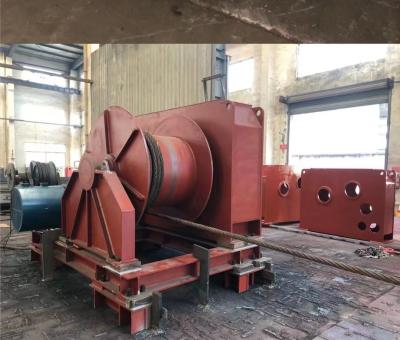 China Marine Hydraulic Winch with Electric and Manual Control 20-30m/min for sale