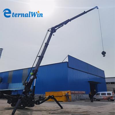 Китай Дизельный паутинный кран 21 метр Максимальная высота подъема Управляемая дистанционно и дизельной силой продается
