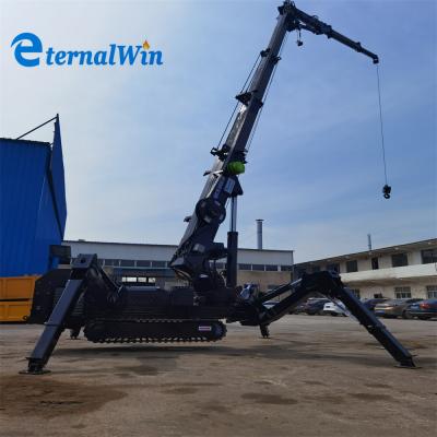 China Diesel-Spider-Raupenkran 21 Meter maximale Hubhöhe, ferngesteuert und dieselbetrieben zu verkaufen