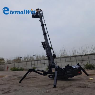 China Diesel-Spider-Raupenkran 21 Meter maximale Hubhöhe, ferngesteuert und dieselbetrieben zu verkaufen