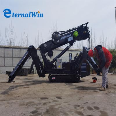Cina Gru a ragno cingolata 3-12T con rotazione a 360° e sollevamento da 9,7 a 22,5 m in vendita
