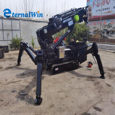 Cina Gru a ragno cingolata 3-12T con rotazione a 360° e sollevamento da 9,7 a 22,5 m in vendita