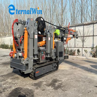 China 8 Ton Lifting Capacity Spider Crawler Crane with Max Working Radius of 8.6m and Jib Length of 9.6 Meters for sale