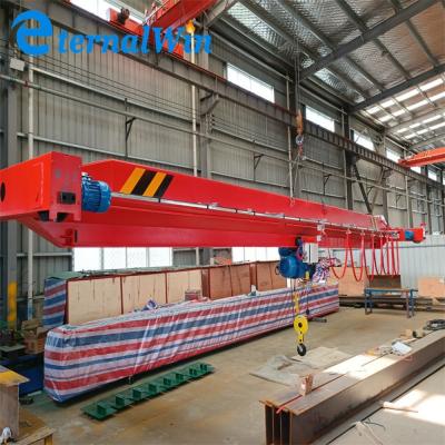 China QD Type Single Girder Overhead Crane Machine with 1ton to 20ton Capacity 5m to 20m Lifting Height and 5m to 30m Span for sale