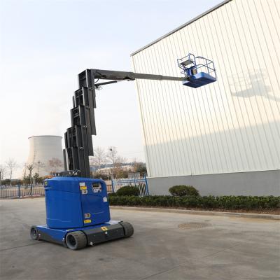 Cina 7.2-10.6m Altezza di lavoro Piattaforma di sollevamento elettrica verticale con giubbotto volante in vendita