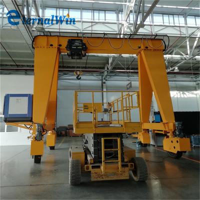China High Capacity Gantry Crane A3-A8 0.5ton-100ton Rated Loading Capacity Customizable On Request Load Capacity for sale