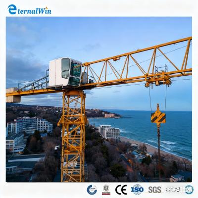 China Luffing Jib Tower Crane | Narrow Space High-Rise Building Equipment 6 ton tower crane 8 ton tower crane for sale