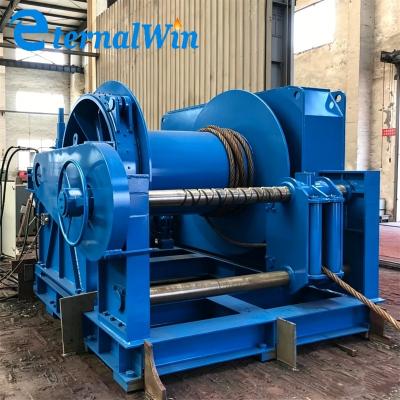 China Marine Hydraulic Winch 5-100 Ton | Custom Ship Deck Mooring Towing Winch Factory Direct for sale