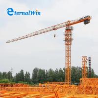 China 7000N Rated Pulling Force Tower Crane 20000kg Capacity Steel Construction for High Rise Building for sale