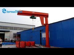 1 ton 2ton 3 ton Free Standing 360 Degree Column Swing Jib Cranes With Electric Hoist