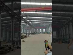 5 Ton 10 Ton Single Girder Overhead Crane Electric Mobile Crane For Factory