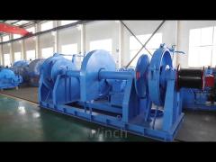 Winch à main de 40 tonnes 25 mm de diamètre corde personnalisé dessin manuel Winch à main
