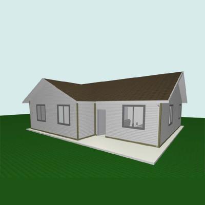 Cina Isolamento acustico 3 case modulari della camera da letto con il tetto del pannello a sandwich dell'unità di elaborazione di 75mm in vendita