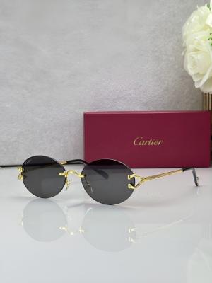 China Vintage Rimless Oval Sunglasses for Women Men Luxury Designer Gold Silver Metal Horsebit Frame Gradient Tint Lens High‑end Retro Eyewear UV400 Protection Fashion Party Street Sun Glasses CT0551S for sale