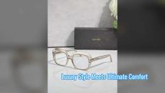 Tom Ford TF6096 B Luxury Square Glasses Review