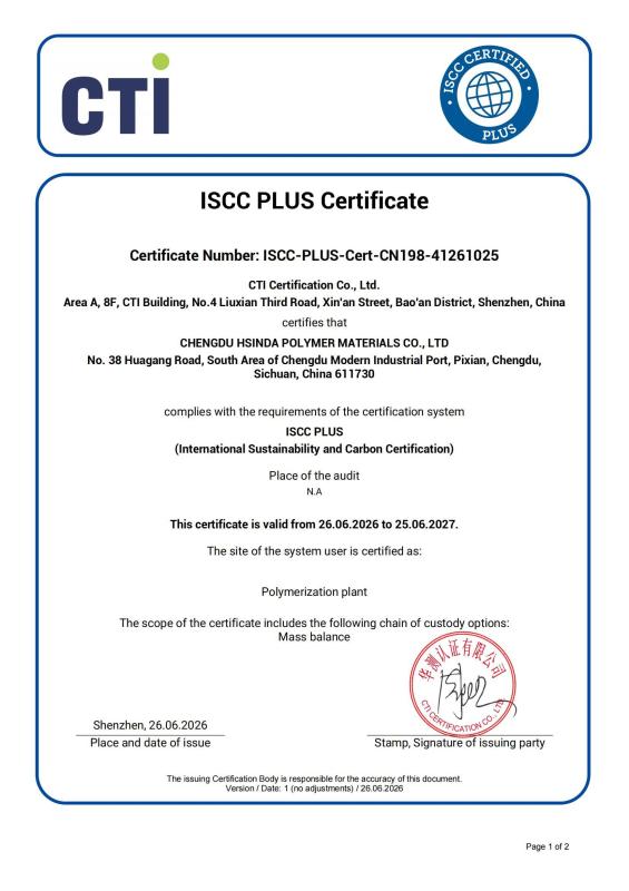China ISCC PLUS