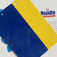 China Blue Gloss Electrostatic Spraying Powder Coating Paint For Rack for sale
