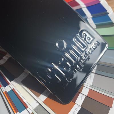China High Glossy Black Polyester Powder Paint Smooth Mirror Effect For Auto Parts for sale
