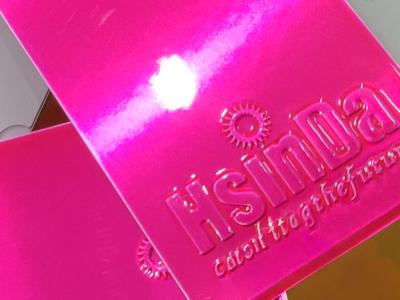 China Hoge helderheid thermosting Candy Pink Powder Coating voor decoratieve accenten for sale
