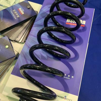 중국 RAL9005 자동차 스프링용 검은 빛깔 에포시 폴리에스터 파우더 코팅 판매용