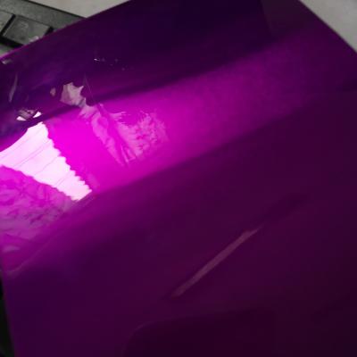 China Candy Purple Chrome Effect Electrostatic Powder Coating Spray Paint for Steel Mainly Polyester for sale