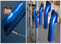 China Clear Candy Blue Powder Coat Electrostatic Spray High Temperature Resistance for sale