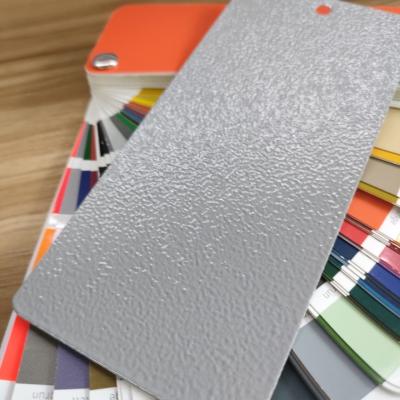 China RAL7004 Grey Wrinkle Big Texture Hybrid Powder Coating Paint for metal coating for sale
