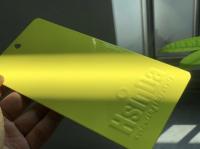 China RAL1026 Epoxy Polyester Powder Coating Fluorescent Neon Yellow for sale