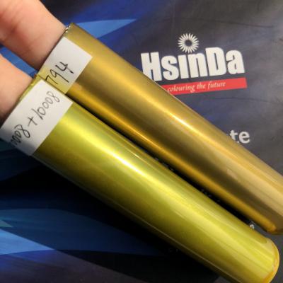 China Chrome Plating 24k Pure Gold Effect Double Coats Electrostatic Powder Coating For Luxury Furniture for sale