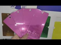 Glanzende thermosting Candy lichtroze poedercoating voor automobielmeubilair en modeaccessoires