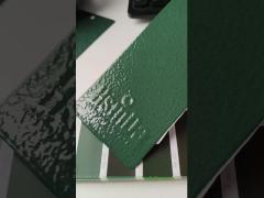 Super longlebiger Ton de martillo grüner Poliestere Epoxi-Pulver-Beschichtung per Aerosolfarbe 8 a 10 anni
