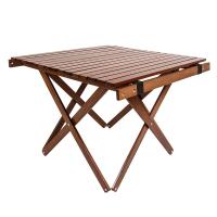 China Adjustable 33cm 47cm Portable Camping Table 60x60cm Square for sale