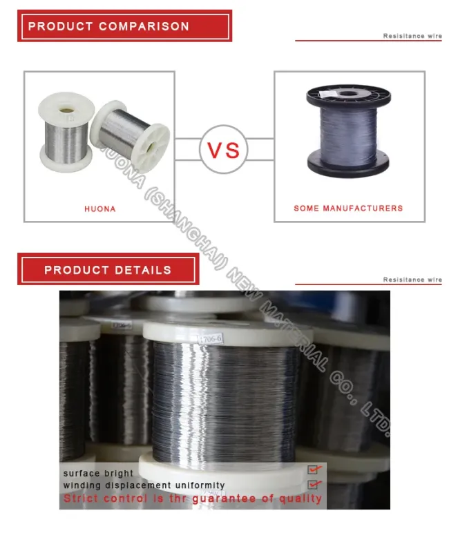 Huona Nickel Alloy Foil Nicr 80/20 Nichrome 80 Foil Nicr