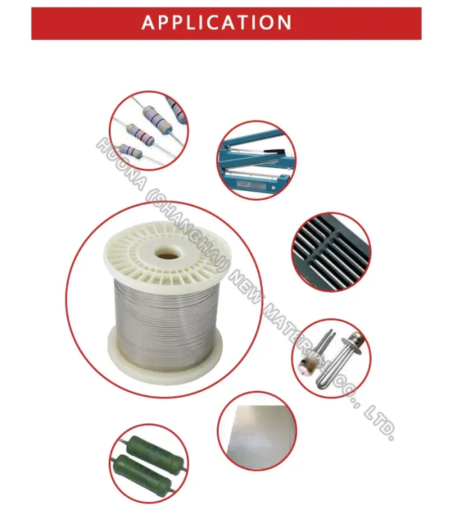Huona Nickel Alloy Foil Nicr 80/20 Nichrome 80 Foil Nicr