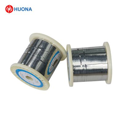 China HAI-NiCr 60 Flat Wire Nicr6015 Flat Wire Nichrome Resistance Wire For Resistor for sale