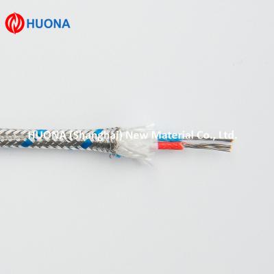 China Class 1 Shielded Type T Thermocouple Extension Cable Multi-Strand Fiberglass Insulation for sale