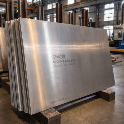 China Inconel 718 UNS N07718 Nickel Alloy Sheet Plate AMS 5596 for Aerospace Gas Turbine Engine Components for sale