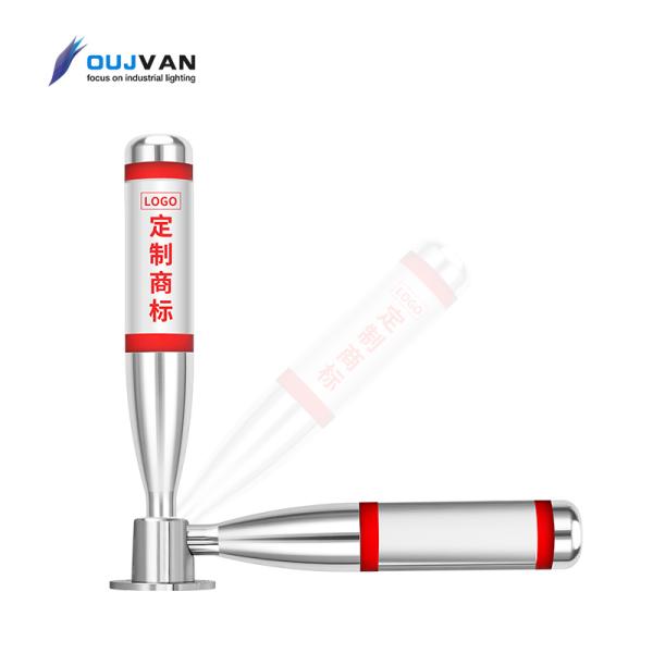 Quality Three Color Led Alarm Tower Light With Buzzer AC 220V 90dB Buzzer Aluminum Shell for sale