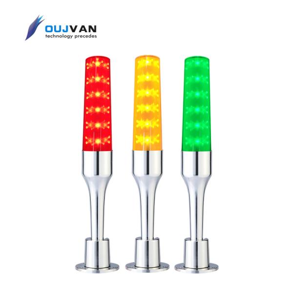 Quality Hidden Detachable Base LED Tower Lamp Flashing Warning Tower Light With Alarm Buzzer for sale
