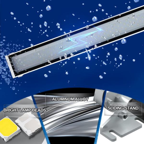 Quality 6500K LED Machine Work Light Explosion Resistant 105Lm/W 24W H Movable Bracket for sale